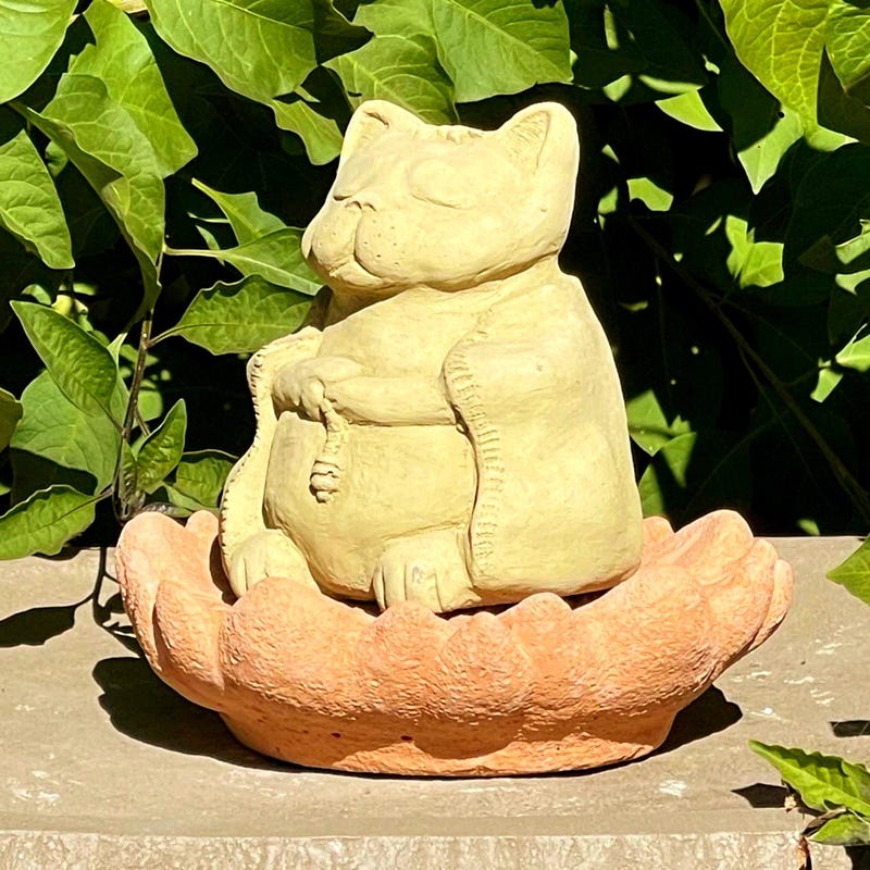 Cat Antique Figure - Etsy