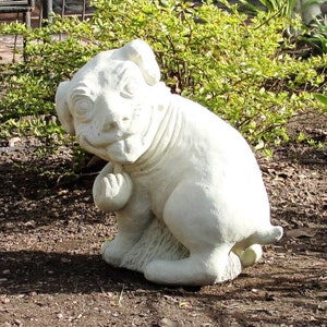 RUDE VARMINT STATUES style & Color Options: Solid Stone Original ...