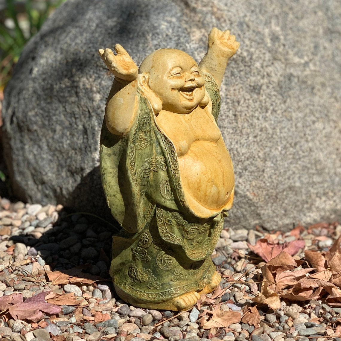 SUPER HAPPY HOTEI 4 Color Options: High Quality Solid Stone - Etsy