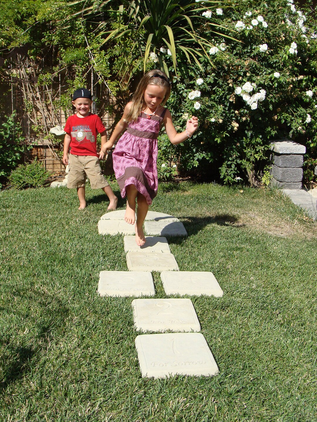 Hopscotch Pattern Pavers