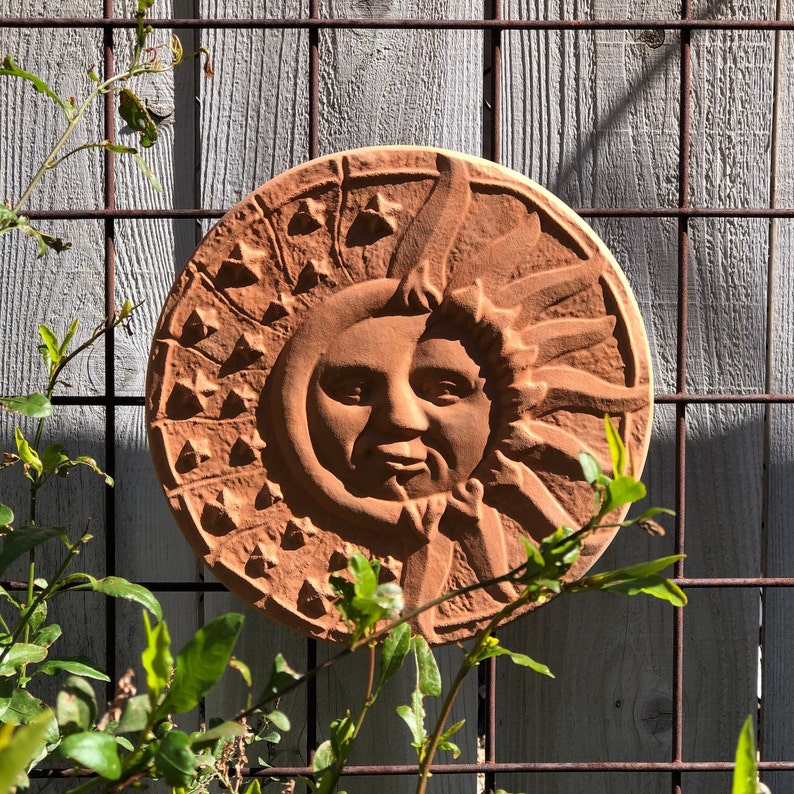 MOON & SUN TABLET 4 Color Options: Solid Stone Decorative - Etsy