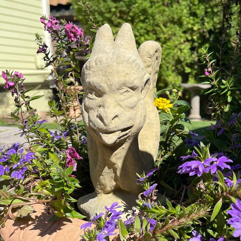 Large Stone Gargoyle Statues - Etsy