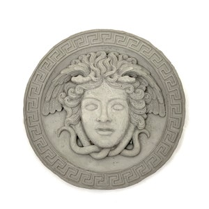 VINTAGE MEDUSA TABLET premium Color Options: Solid Stone Wall Hanging ...