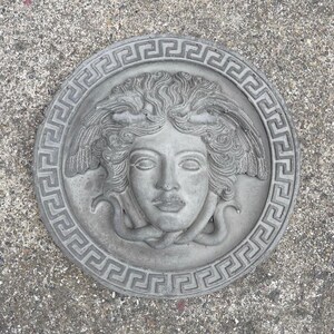 VINTAGE MEDUSA TABLET (premium Color Options): Solid Stone Wall Hanging ...