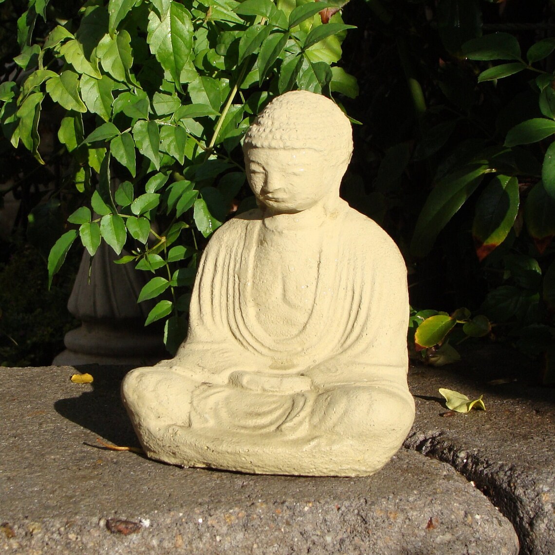 DESKTOP BUDDHA & HOTEI (4 Color Option): Durable Solid Stone Statue ...
