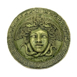 VINTAGE MEDUSA TABLET (premium Color Options): Solid Stone Wall Hanging ...