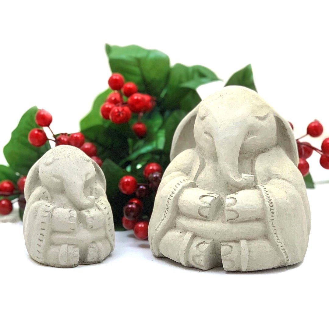 WHITE ELEPHANT GIFT: Solid Stone Buddha Sculpture. Home & Garden Statue ...
