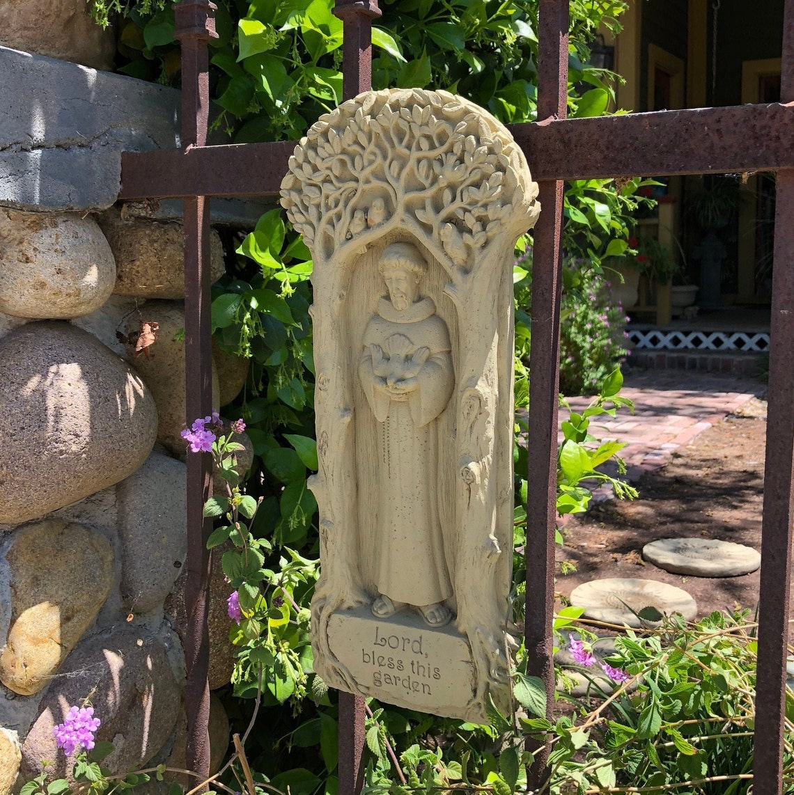 SAINT FRANCIS PLAQUE 4 Color Options: Etched W/ lord - Etsy