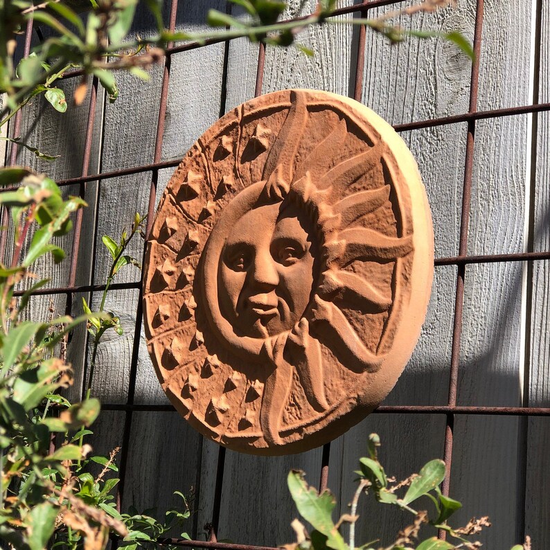 MOON & SUN TABLET 4 Color Options: Solid Stone Decorative - Etsy