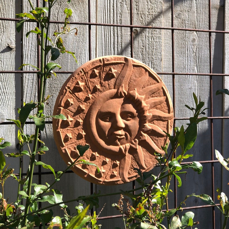 MOON & SUN TABLET 4 Color Options: Solid Stone Decorative - Etsy