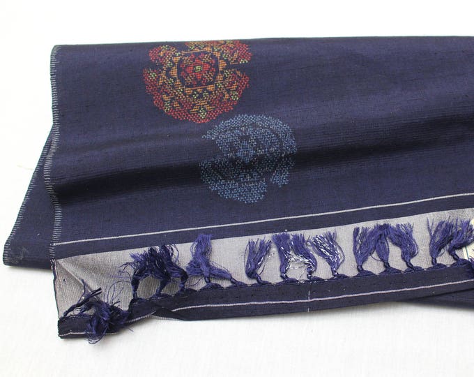 Japanese Ikat Silk. Japanese Silk. Pongee. Tsumugi. Hand Loomed. Hand ...