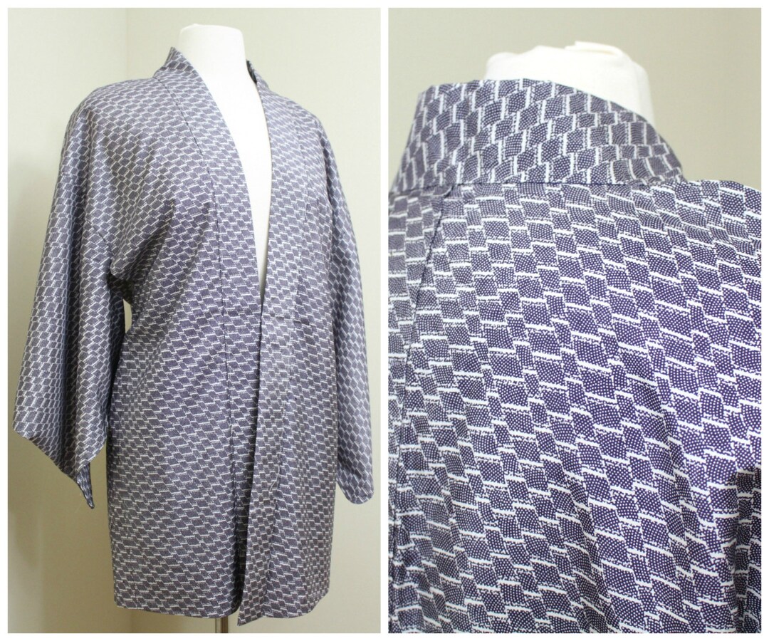 Japanese Haori. Japanese Jacket. Japanese Coat. Purple Haori. Womens ...