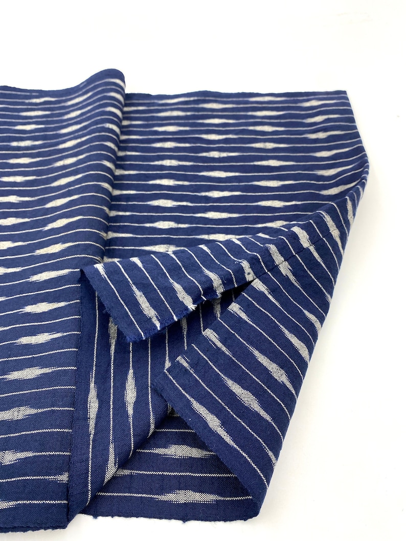 Japanese Fabric. Japanese Cotton. Japanese Ikat. Striped Cotton ...