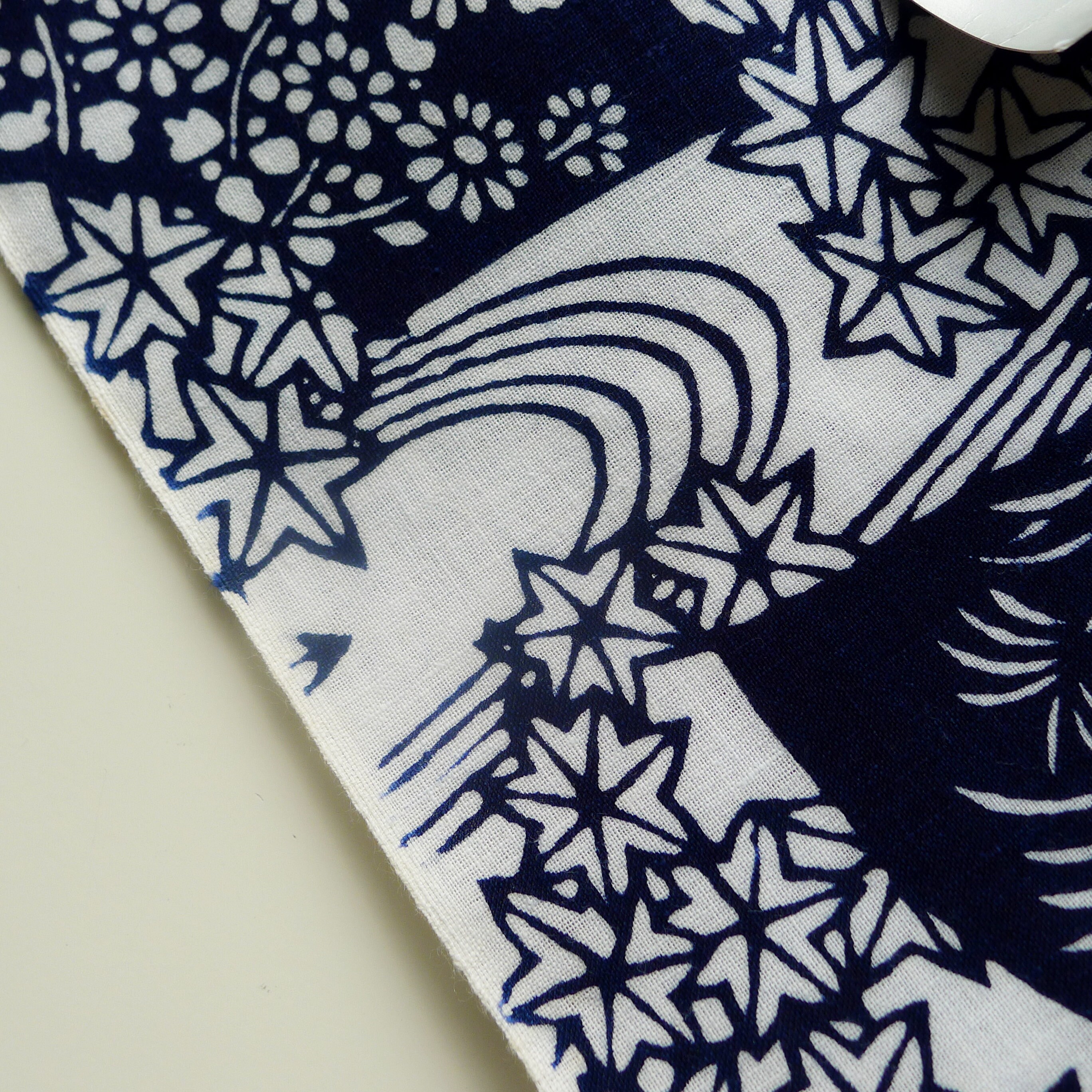 The Full Roll Aizome Yukata Fabric Natural Indigo Dyed 100% - Etsy