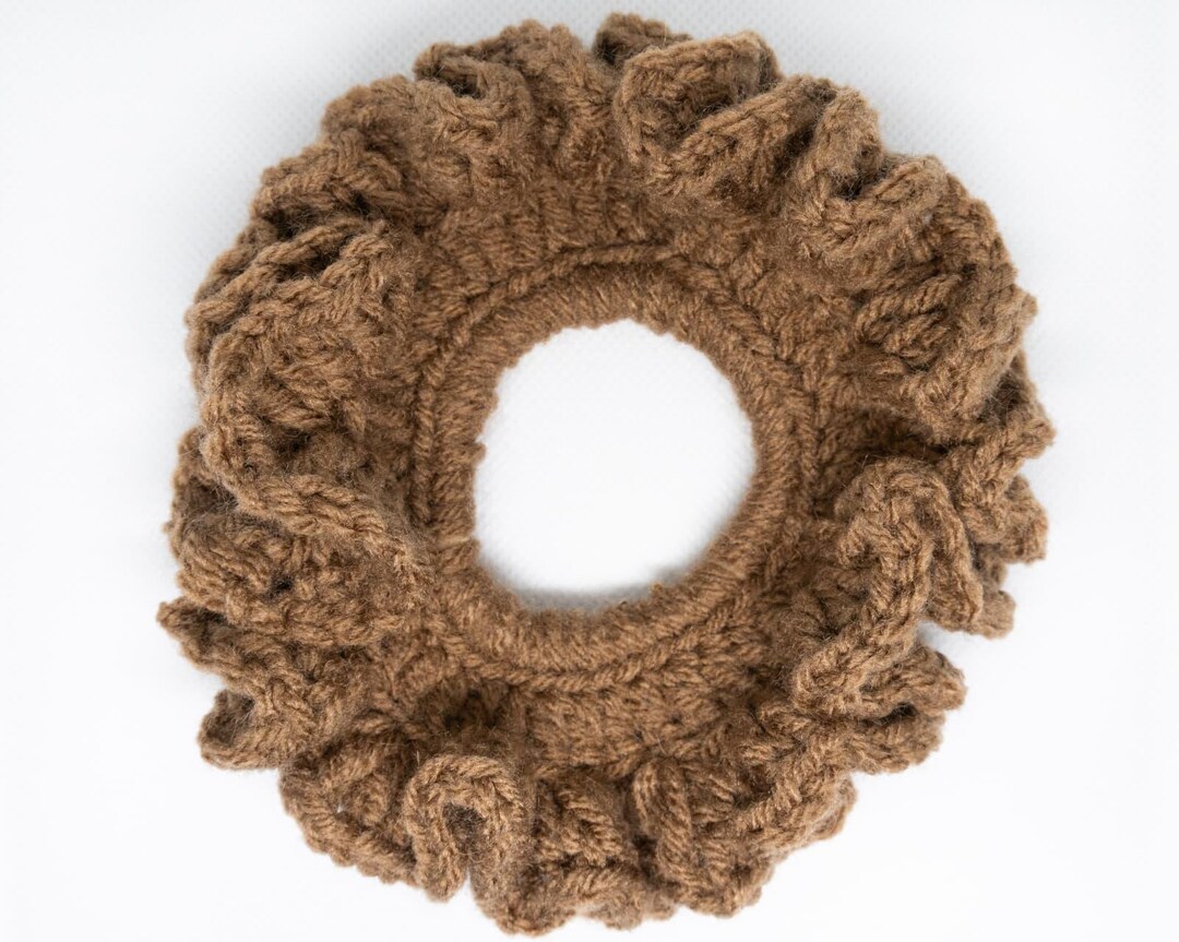 Crochet Scrunchie, Multi-colored, Hair Accessory, Handmade - Etsy