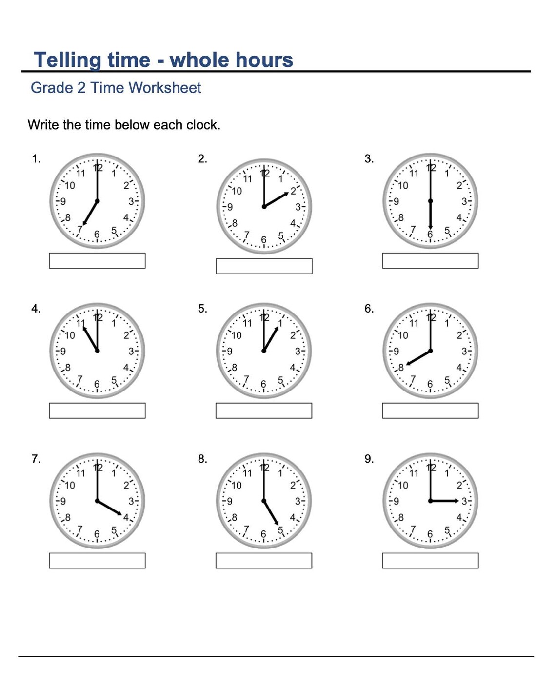 Clock Worksheets for Kids: Analog to Digital Time Practice (PDF ...