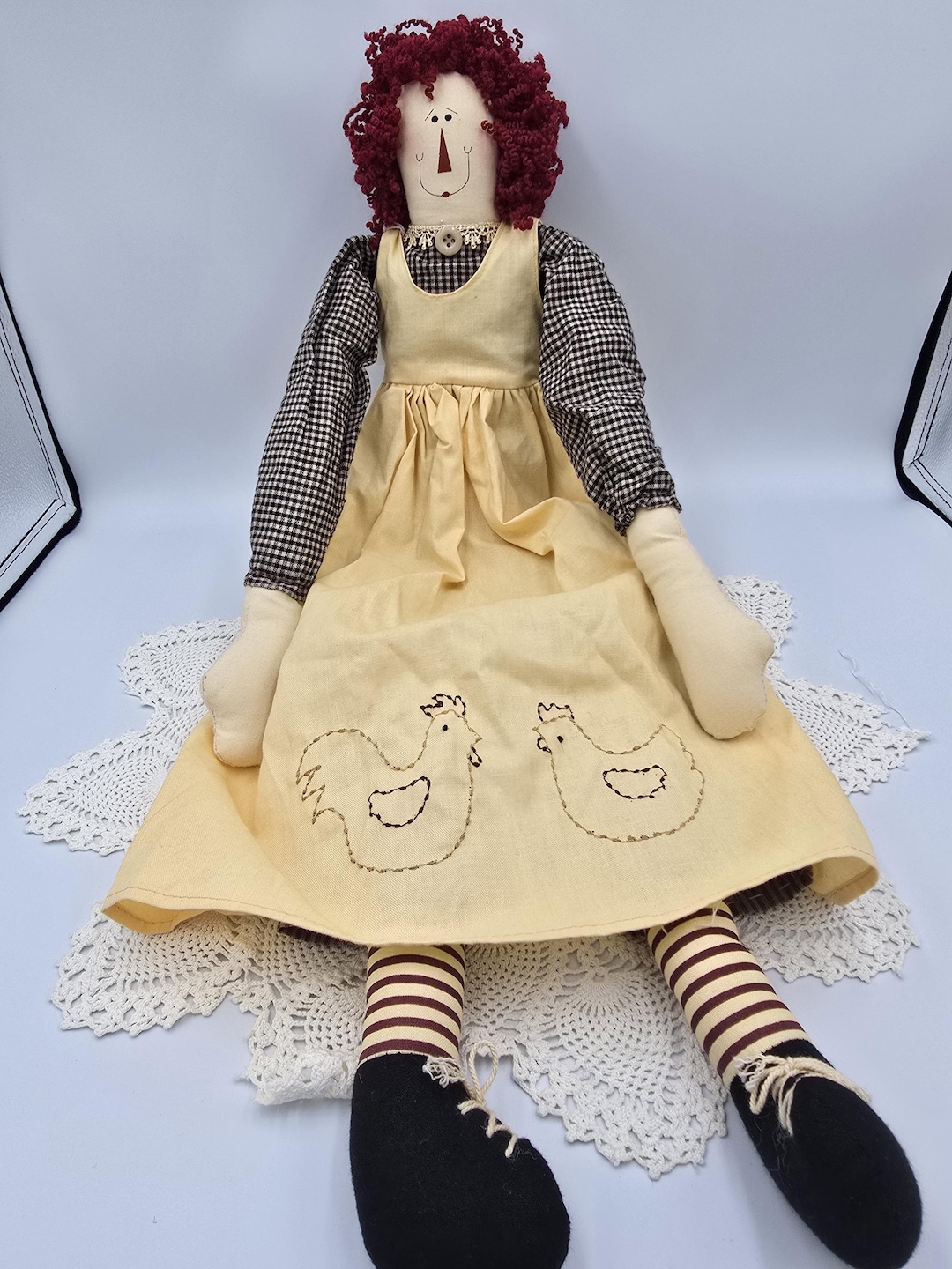 Primitive Tender Heart Treasure Doll. - Etsy