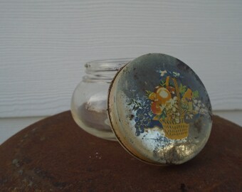 Antique powder jar | Etsy