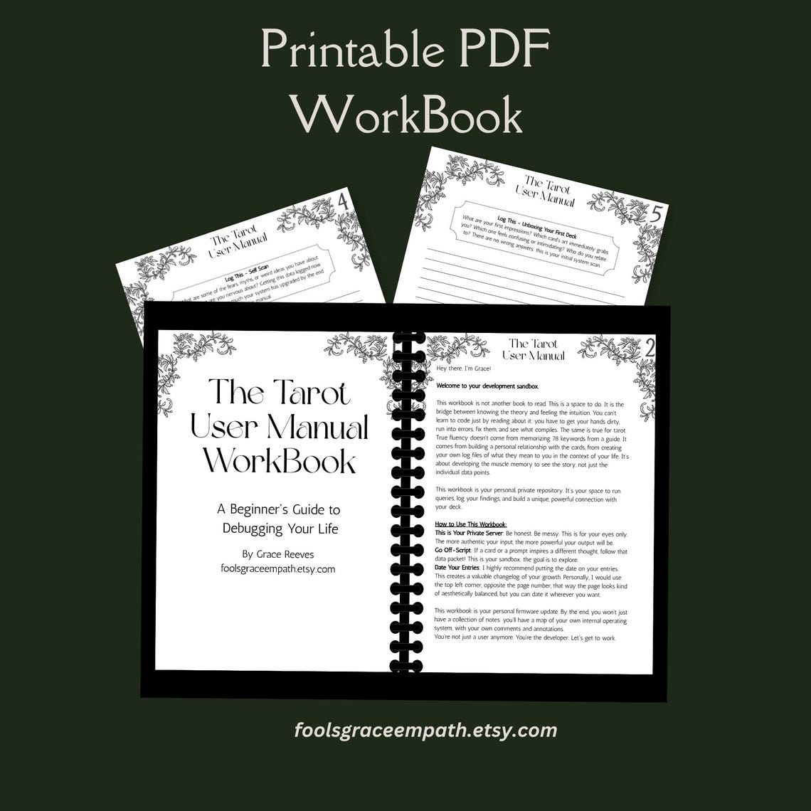 Tarot 101 Workbook: US Letter Printable Guide (PDF Download) - Etsy