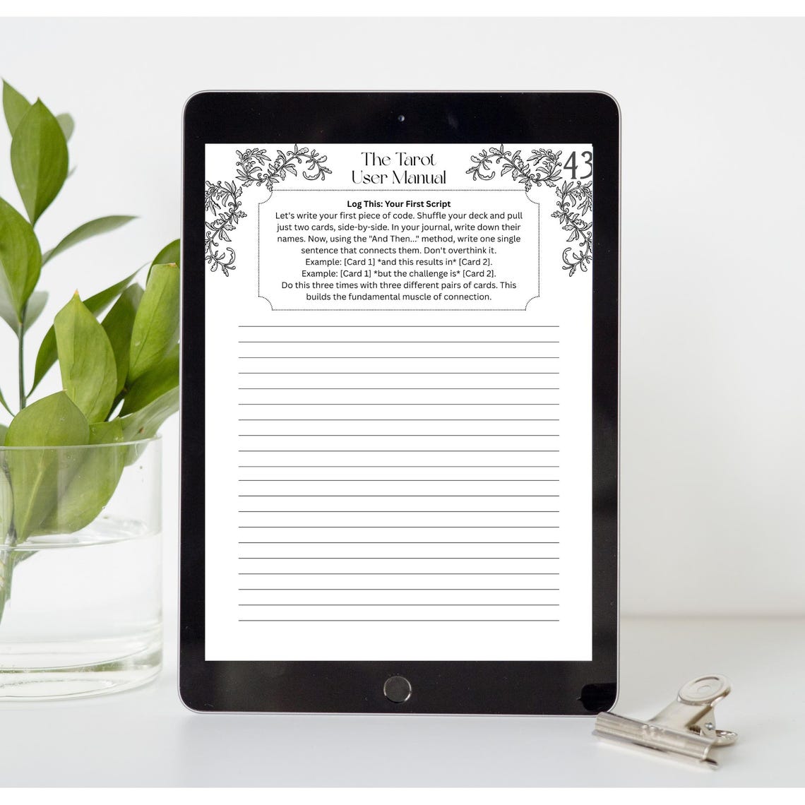 Tarot 101 Workbook: US Letter Printable Guide (PDF Download) - Etsy