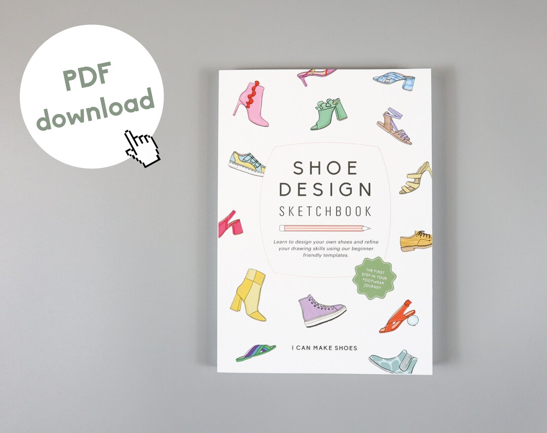 Digital Download SHOE DESIGN SKETCHBOOK Learn to Draw and Design Shoes ...