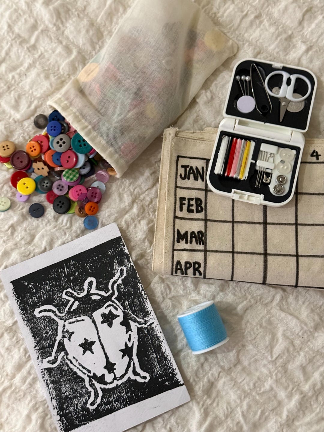 365 Button Calendar - Etsy