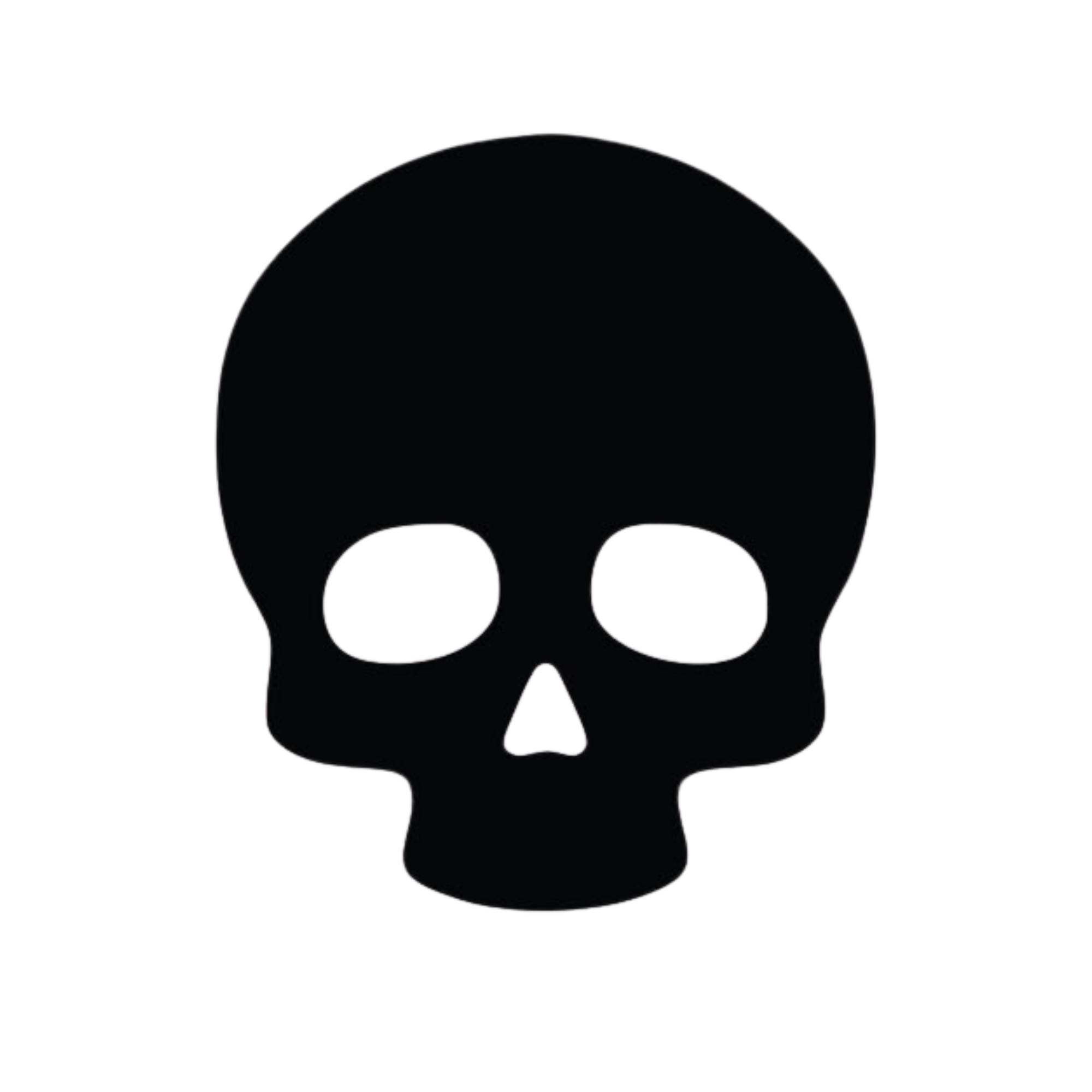 Spooky Skull SVG | Skeleton Head Clipart | Creepy Skull Face SVG Cut ...