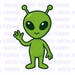 Waving Alien, Digital Art, Digital Product - Etsy