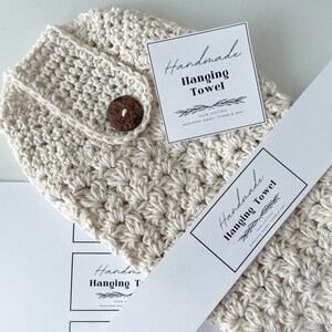 PRINTABLE Hanging Towel Wrap Labels - Etsy