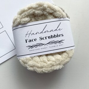 PRINTABLE Face Scrubby Wrap Labels - Etsy