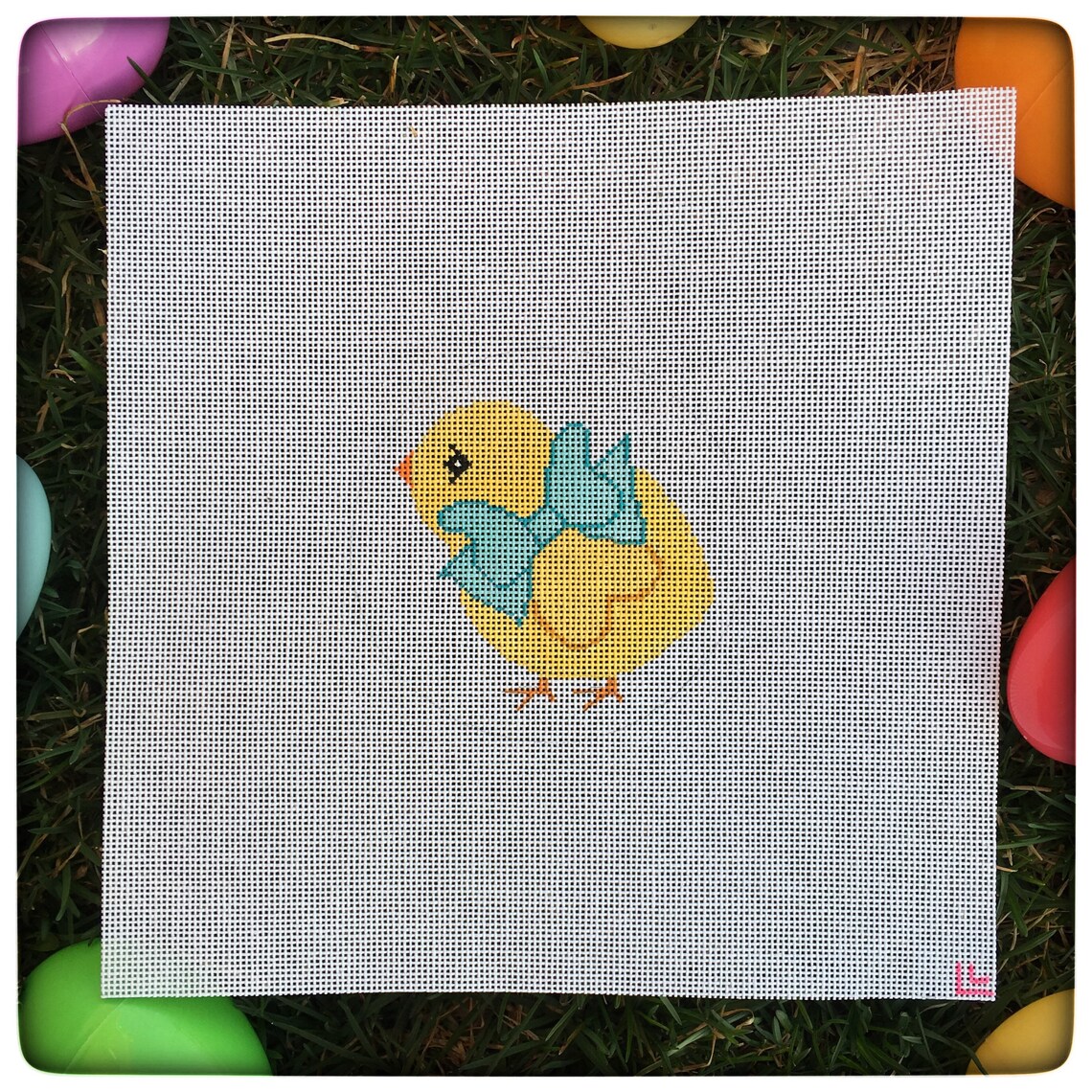 Hand Painted Easter Chick Canvas by Mypinksugarlife - Etsy