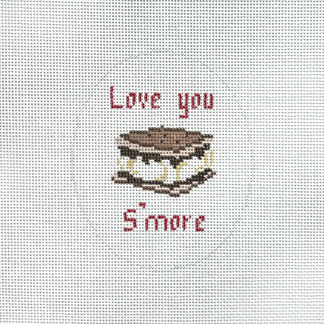 Hand Painted S'more Needlepoint Canvas by Mypinksugarlife - Etsy