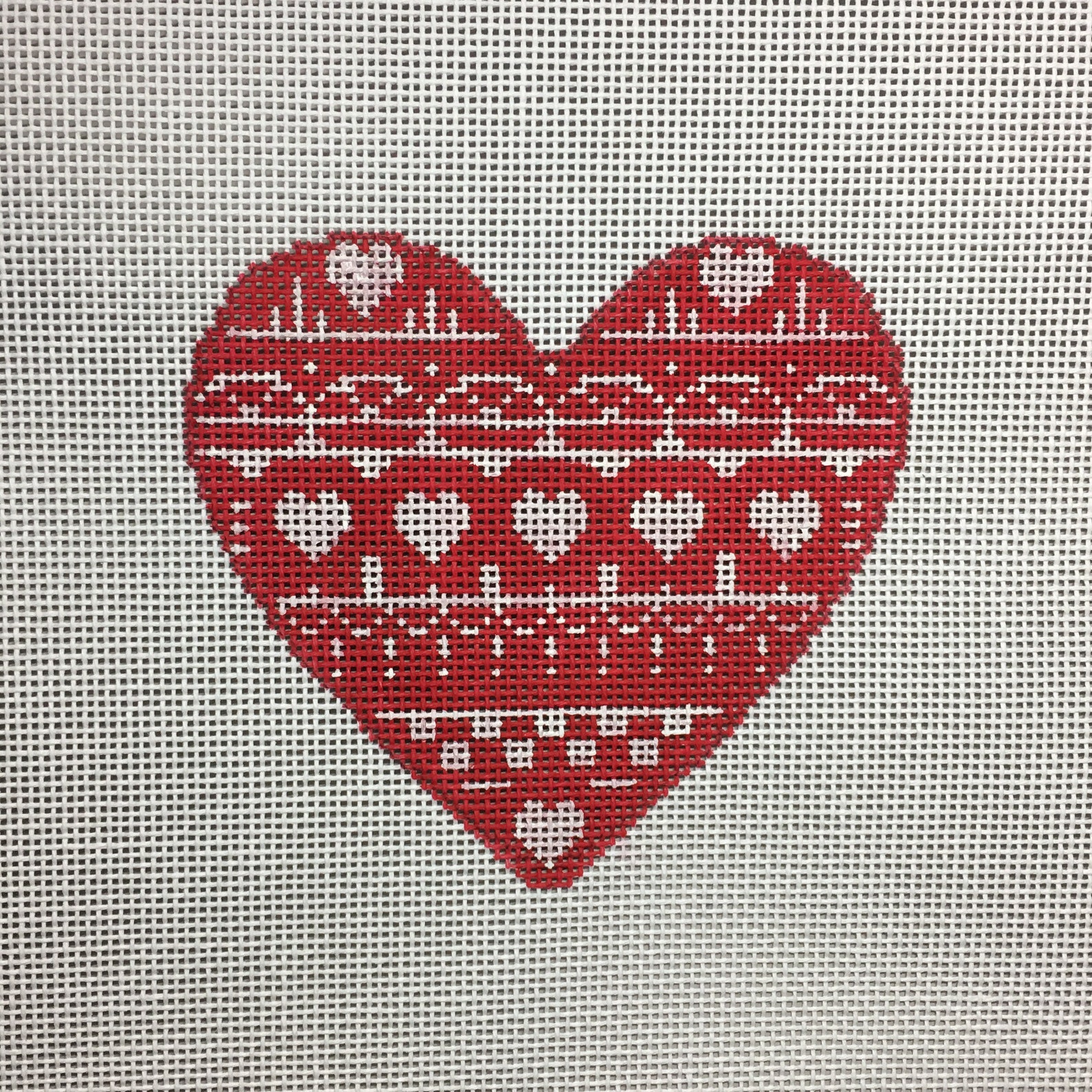 Hand Painted Red Heart Canvas by Mypinksugarlife - Etsy