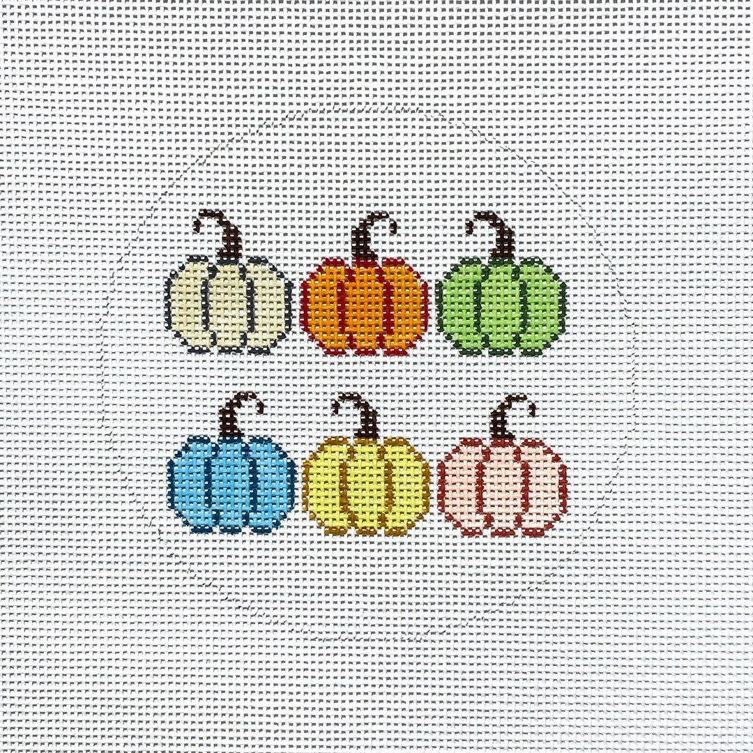 Hand Painted Multiple Pumpkins Needlepoint Canvas by Mypinksugarlife - Etsy