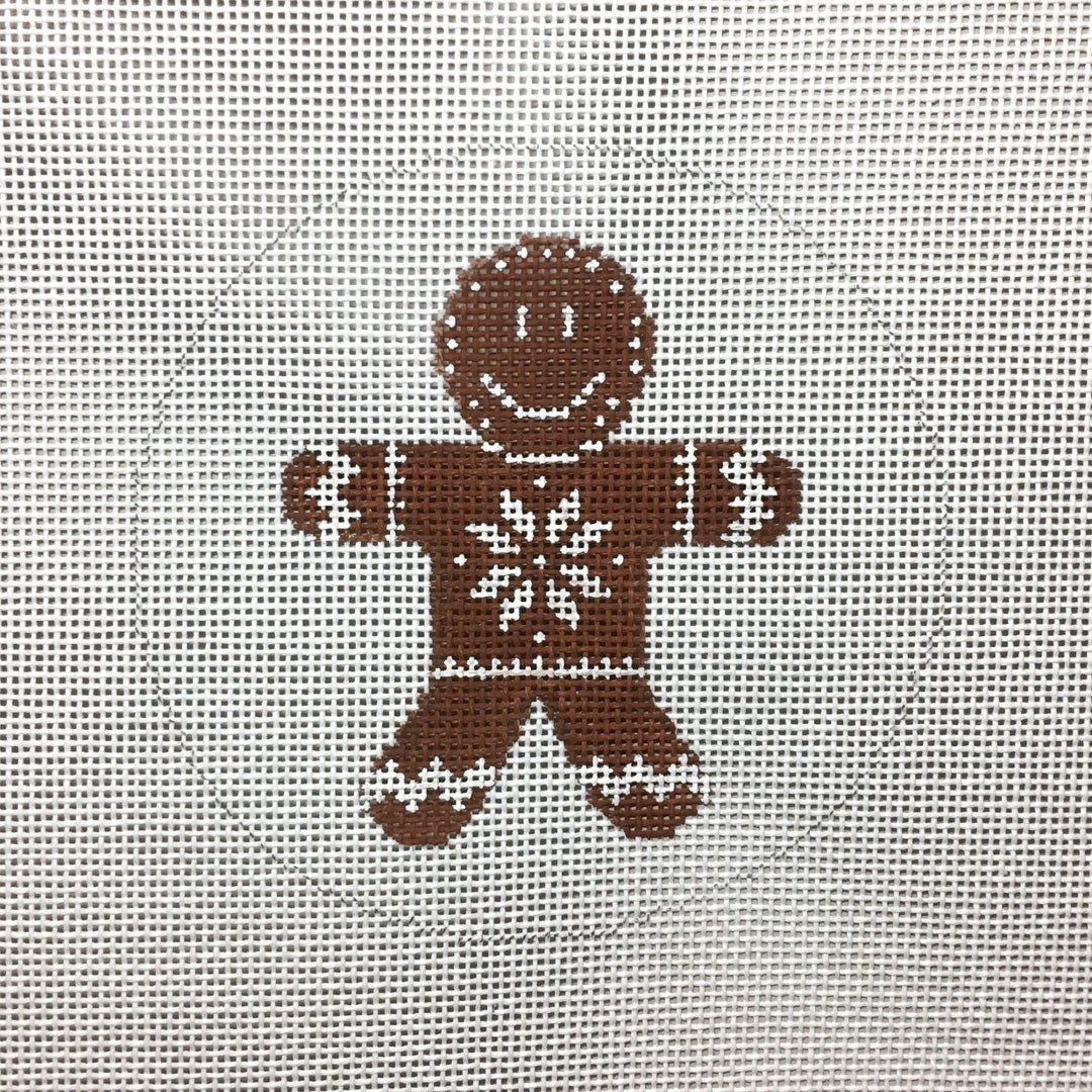 Hand Painted Gingerbread Man Canvas by Mypinksugarlife - Etsy