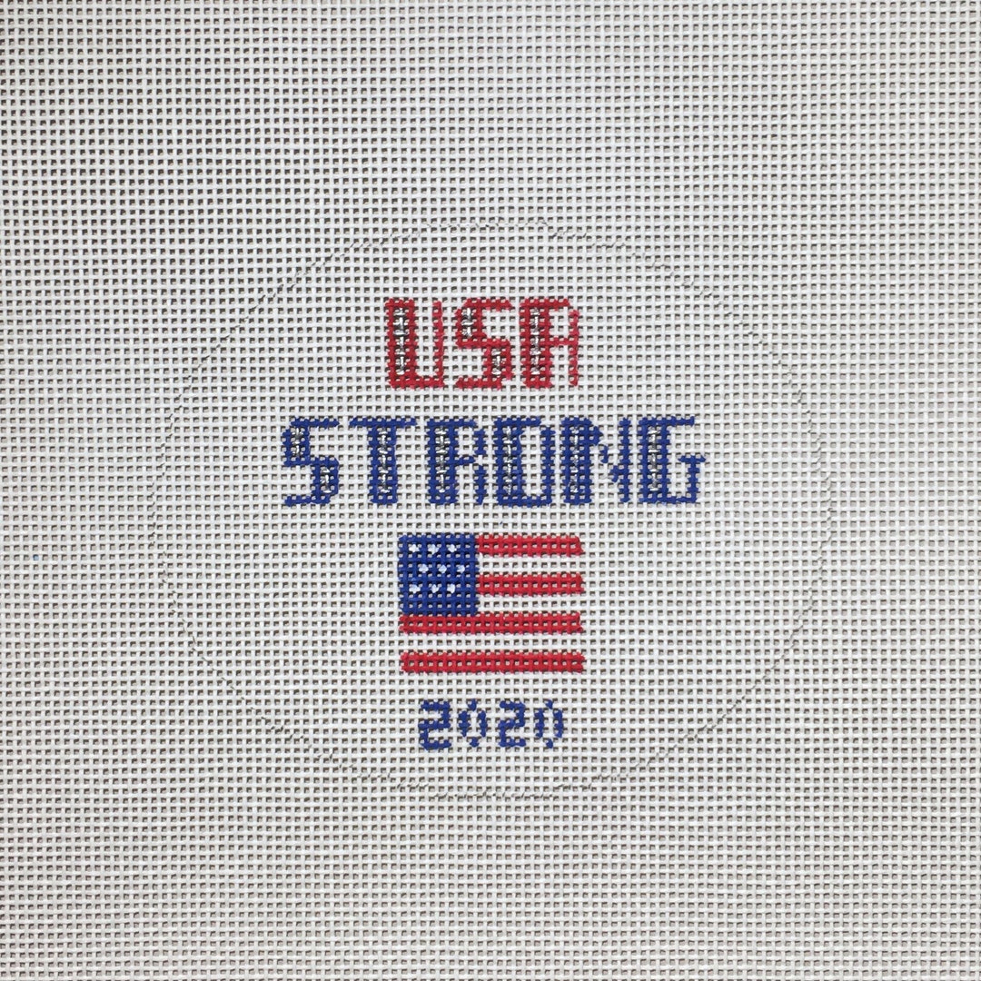 Hand Painted USA Strong Canvas by Mypinksugarlife - Etsy