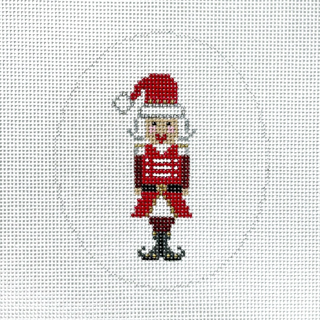 Hand Painted Mrs. Claus Mini Nutcracker Needlepoint Canvas by ...