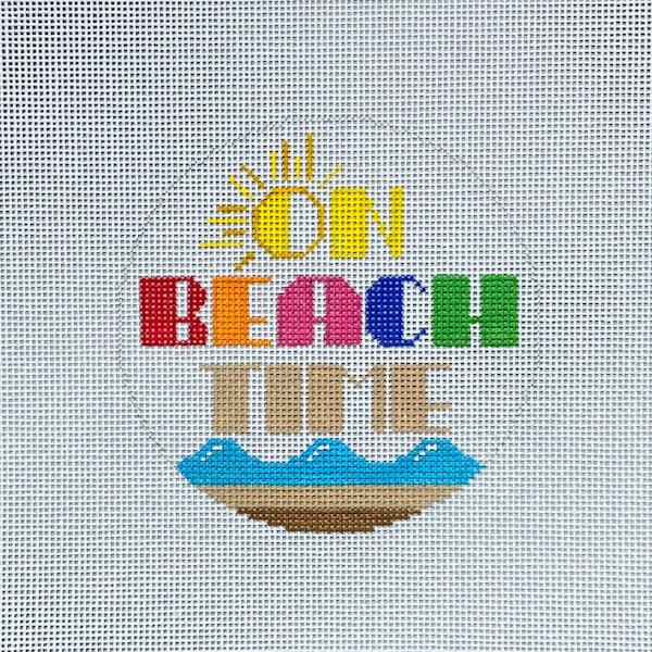 Beach Needlepoint - Etsy