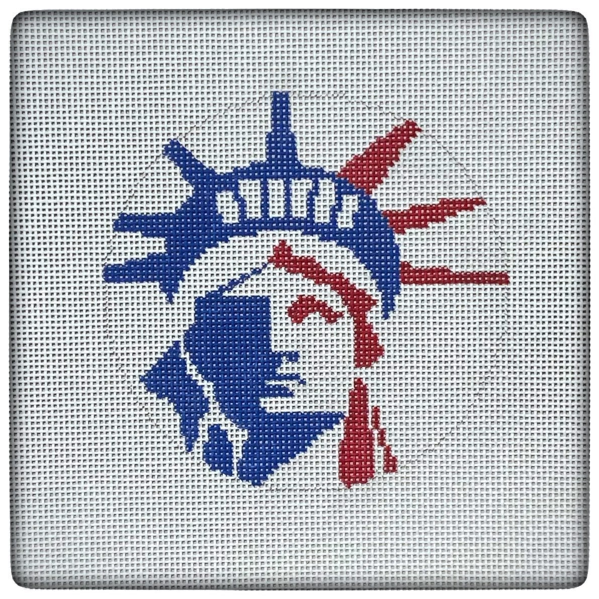 Hand Painted Statue of Liberty Canvas by Mypinksugarlife - Etsy