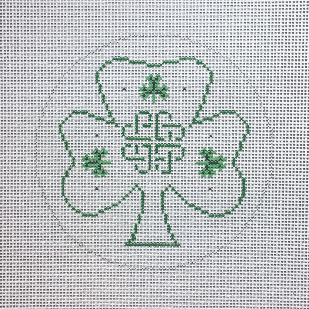 Hand Painted Shamrock Canvas by Mypinksugarlife - Etsy