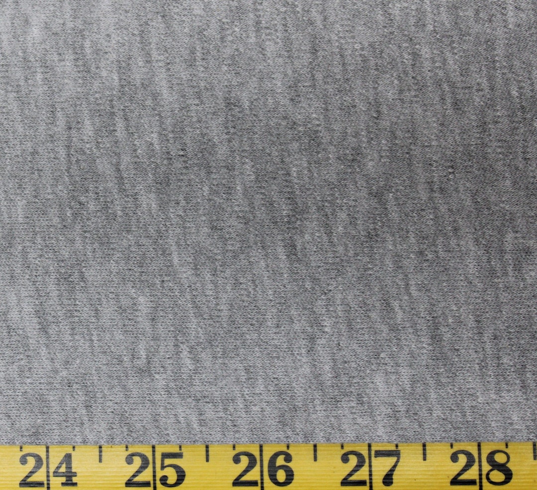 Solid Gray Knit Fabric - Etsy