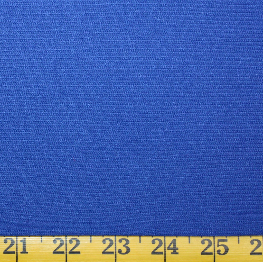 Royal Blue Interlock Knit Fabric - Etsy