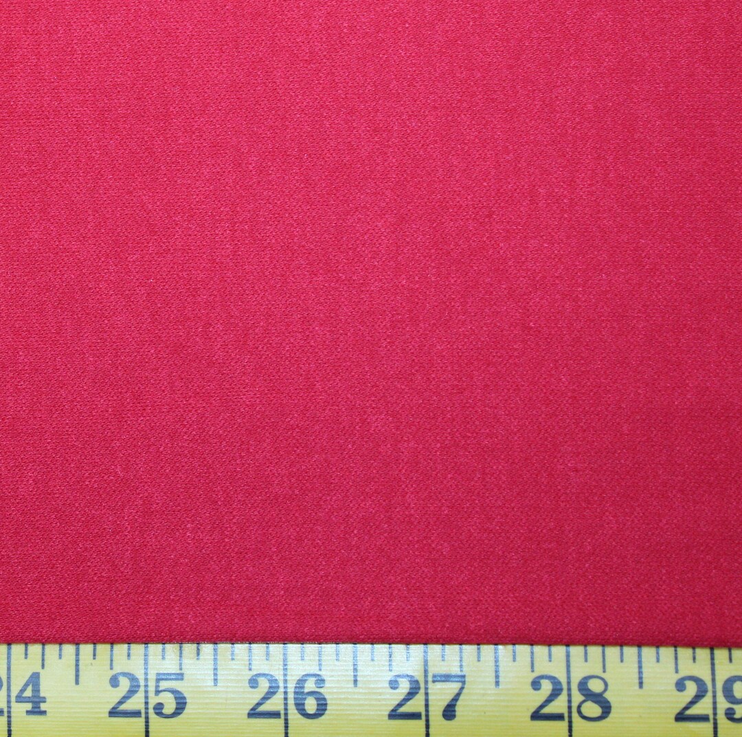 Red Interlock Knit Fabric - Etsy