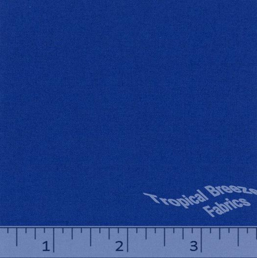 Royal Blue Poly/cotton Broadcloth Fabric - Etsy