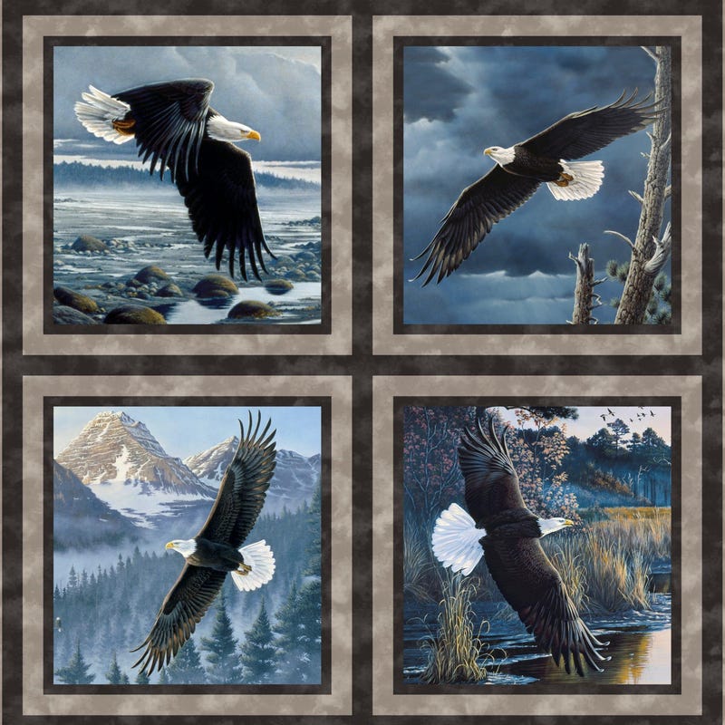 Eagle Fabric Panels - Etsy