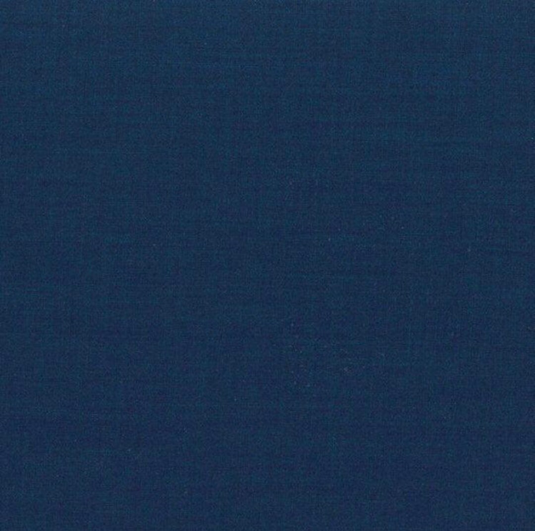 Dk Navy Blue Poly/cotton Broadcloth Fabric - Etsy