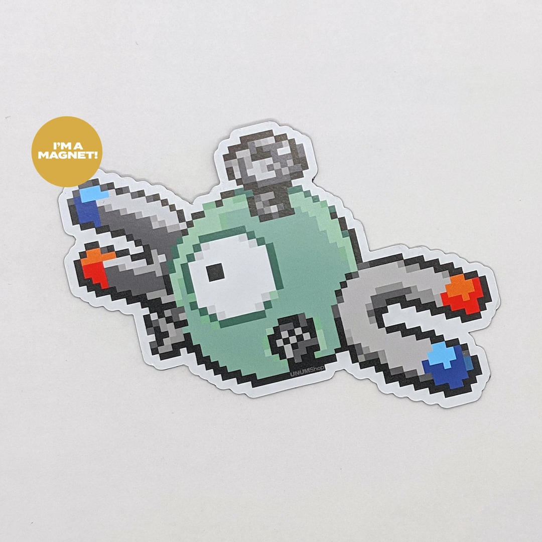 Magnemite Pokémon Magnet | Pixel Art Refrigerator | Anime Fan Gift - Etsy