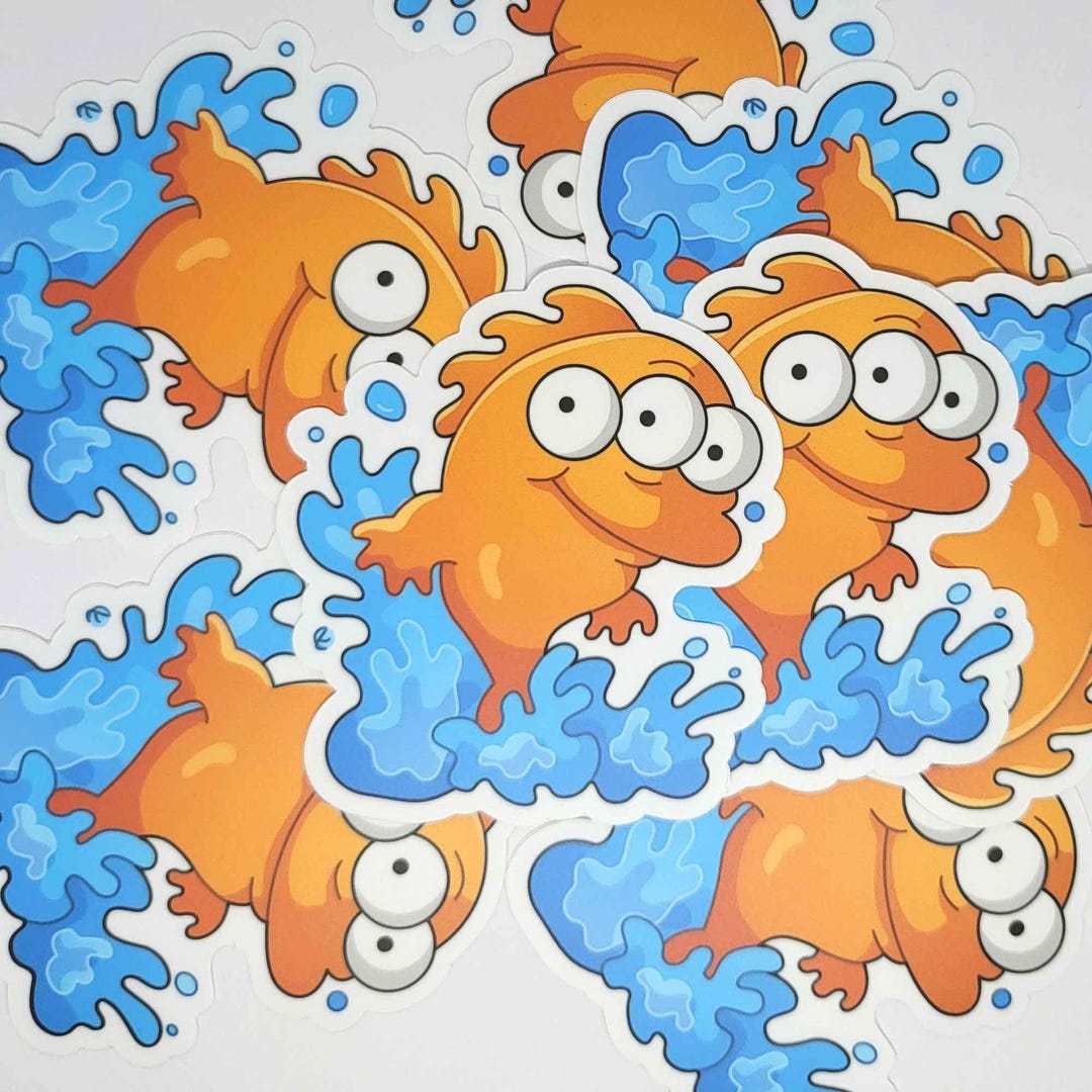Blinky Three-eyed Fish | the Simpsons TV Series | Waterproof Vinyl ...