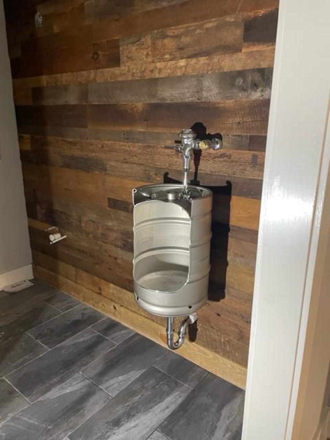 Keg Urinal Complete Kit: Signature Series With Flush Valve Included - Etsy
