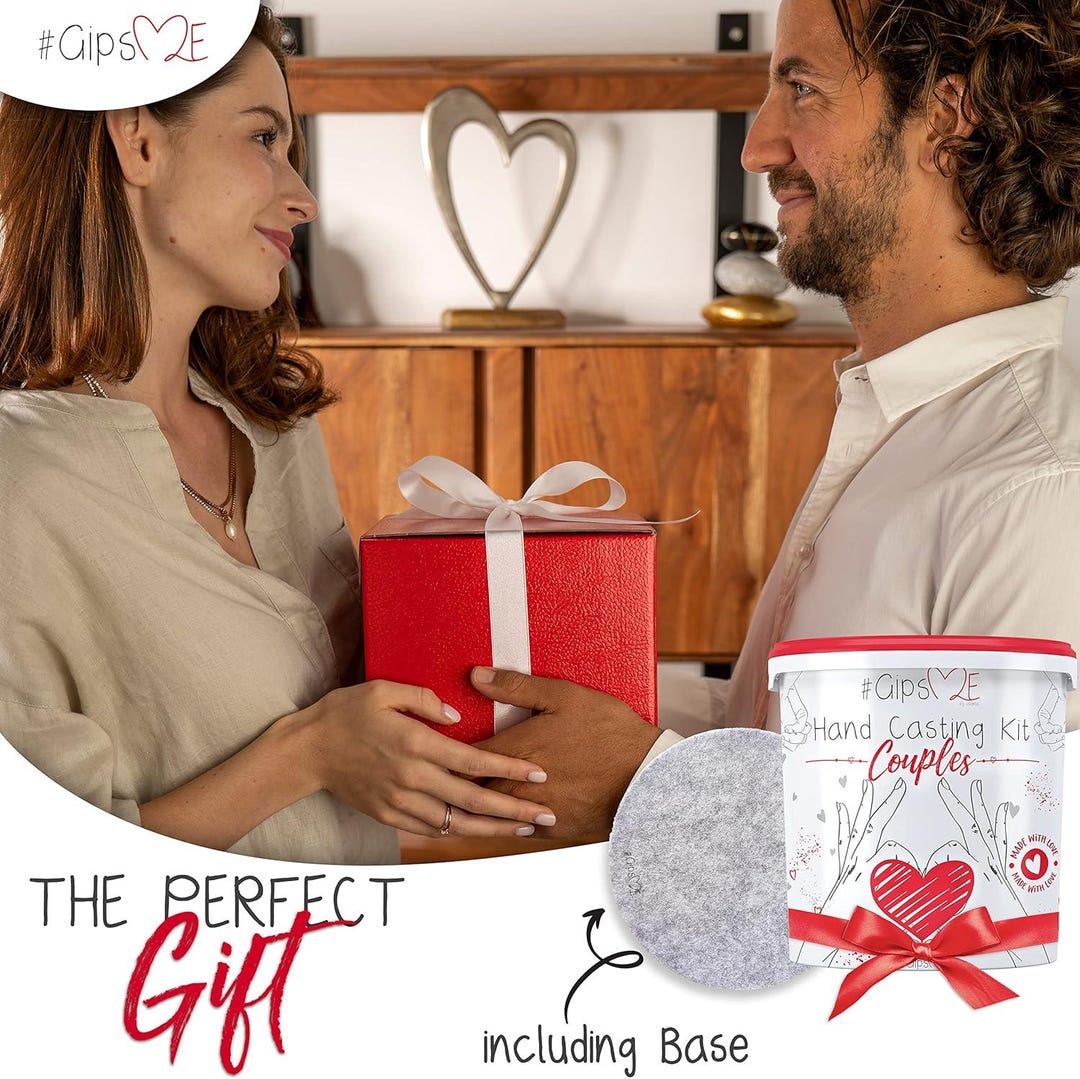 3D Hand Casting Kit Couple, Hand Moulding Kit, Holding Hands Casting ...